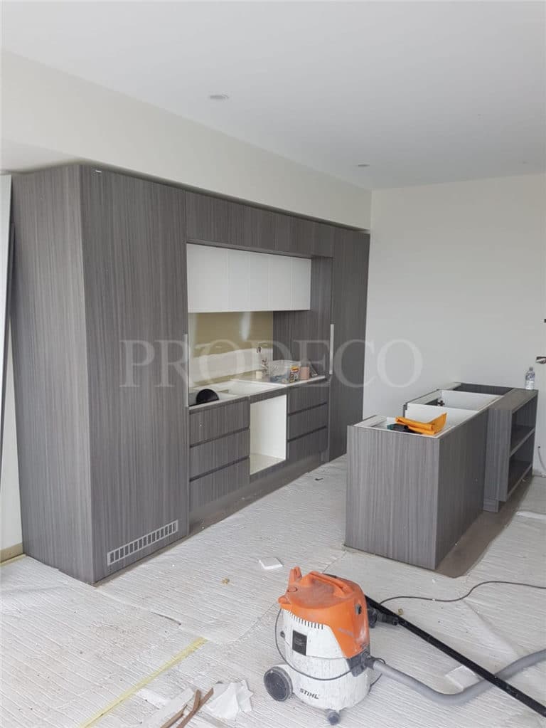 Modern Design Laminate Kitchen Cabinet From Kitchen Cabinet Factory