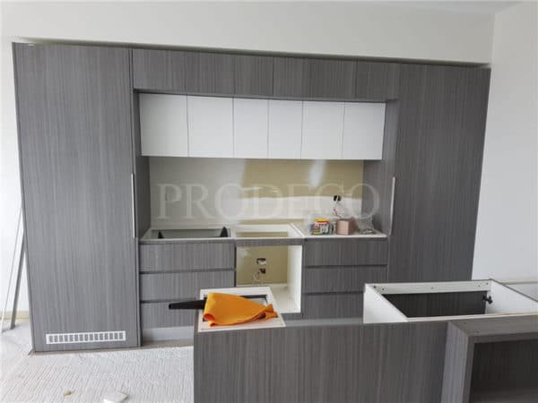 Modern Design Laminate Kitchen Cabinet From Kitchen Cabinet Factory